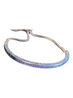 Fifth Avenue | Jewelry | Blue Swarovski Crystal Bracelet In Rose Gold ...